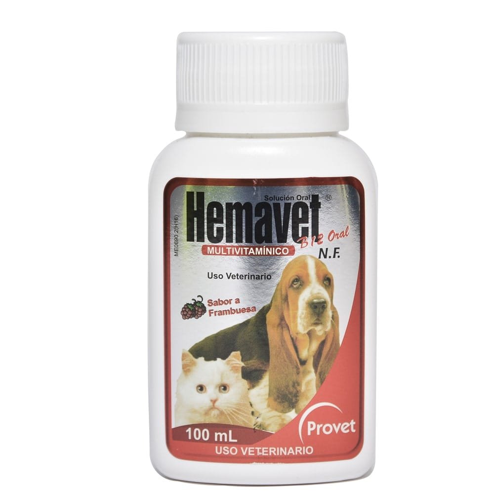 Hemavet Oral X 100 Ml - JOTAGRO DISTRIBUCIONES ESPECIALIZADAS