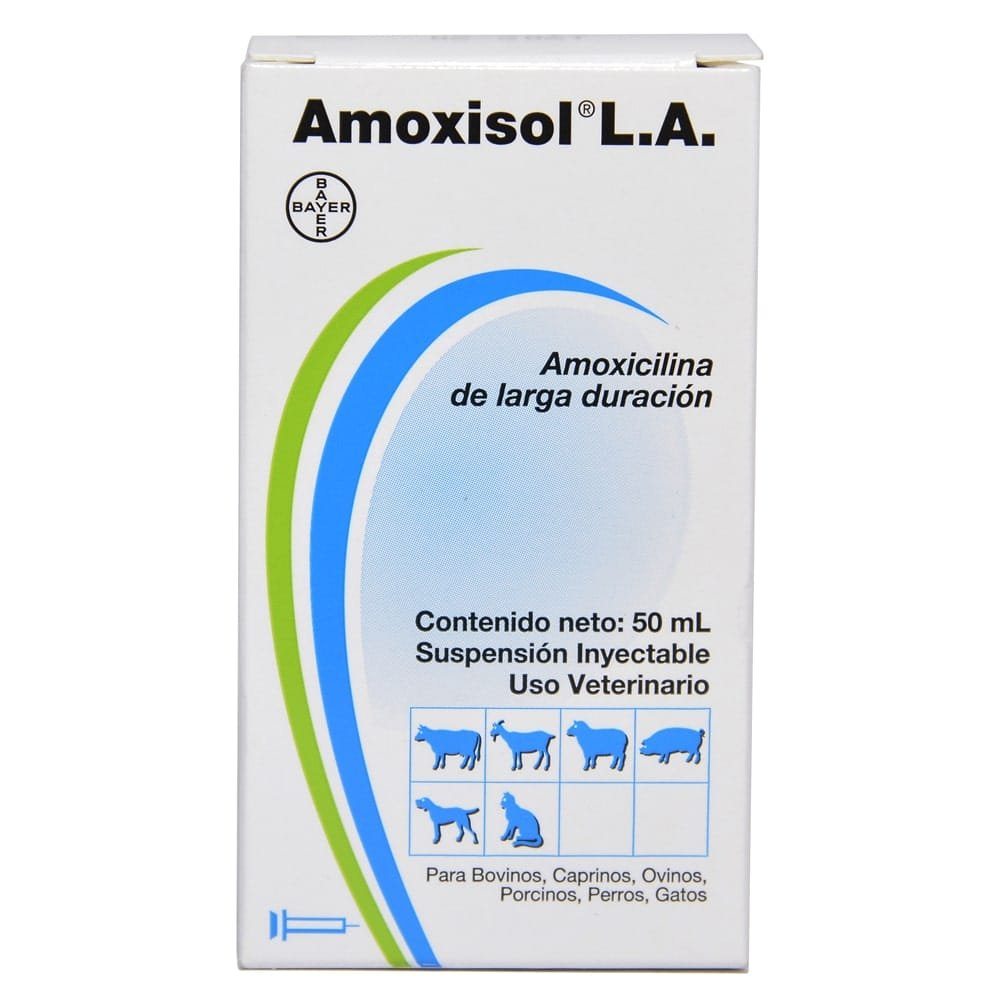 Amoxisol L.A X 50 Ml - JOTAGRO DISTRIBUCIONES ESPECIALIZADAS