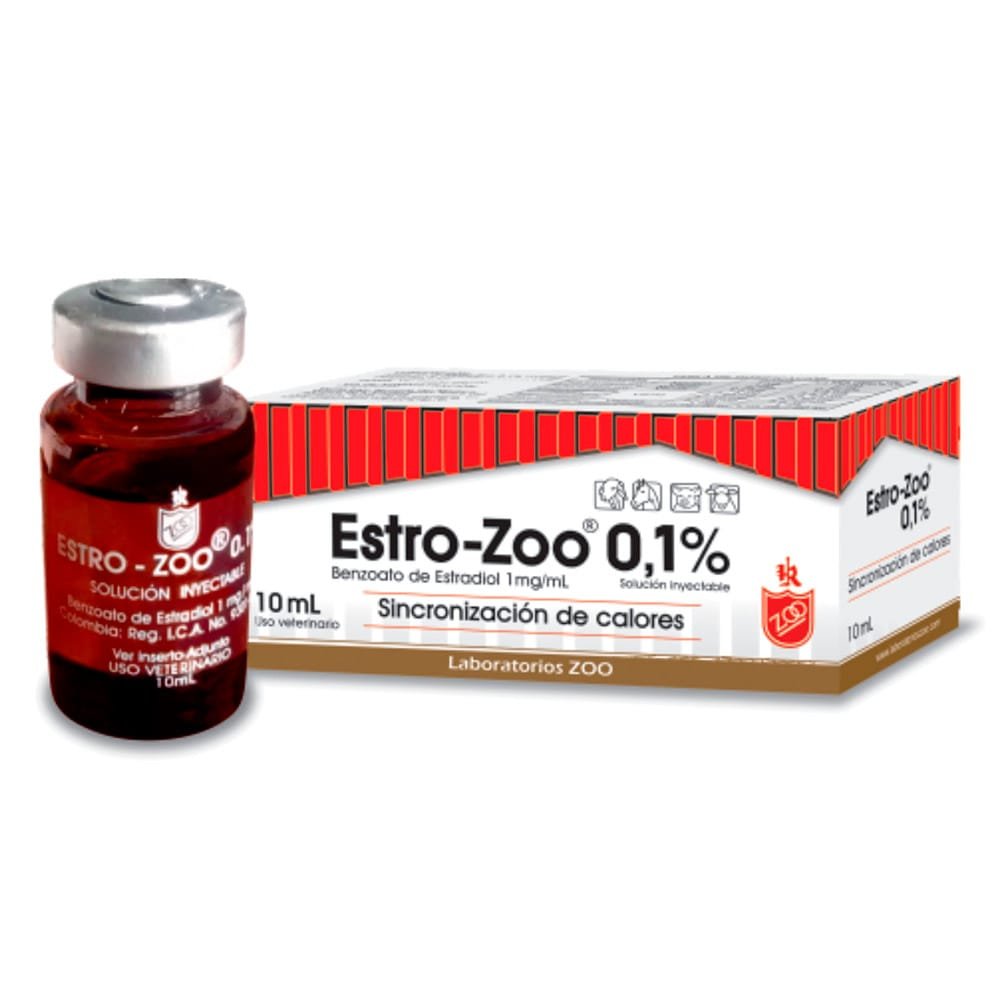 Estro Zoo Inyectable 0.1% X 10 ML - JOTAGRO DISTRIBUCIONES ESPECIALIZADAS