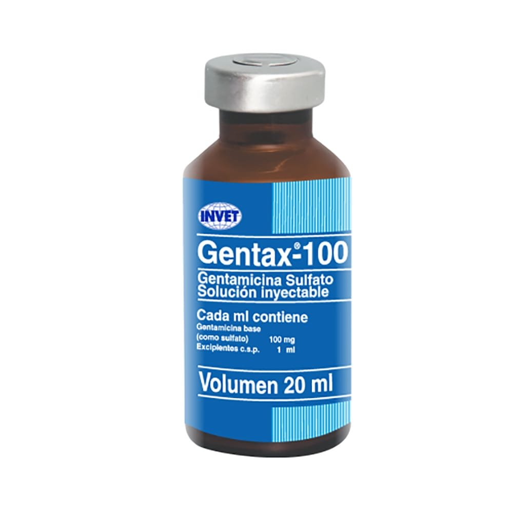 Gentax-100 X 20 Ml - JOTAGRO DISTRIBUCIONES ESPECIALIZADAS