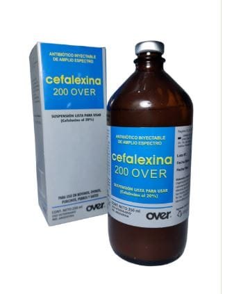CEFALEXINA 200 OVER X 100 ML - JOTAGRO DISTRIBUCIONES ESPECIALIZADAS