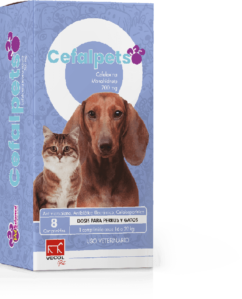 Cefalpets 500mg (8 tabletas) - JOTAGRO DISTRIBUCIONES ESPECIALIZADAS